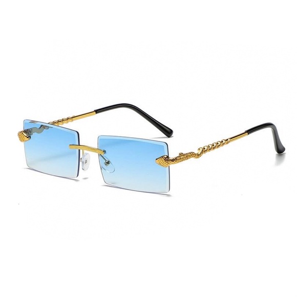 Jacore Jewelers | Accessories | Baby Blue Tint Luxury Gold Frame King ...